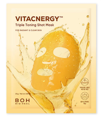 Bioheal Boh - Vitacnergy Triple Toning Shot Mask (1 sheet) at Skin ...